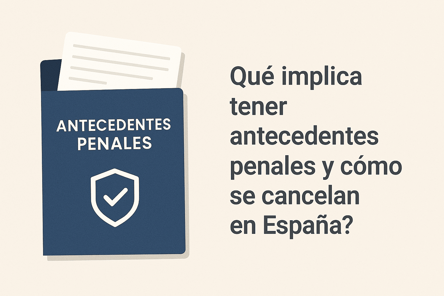 ¿Qué implica tener antecedentes penales y cómo se cancelan en España ...